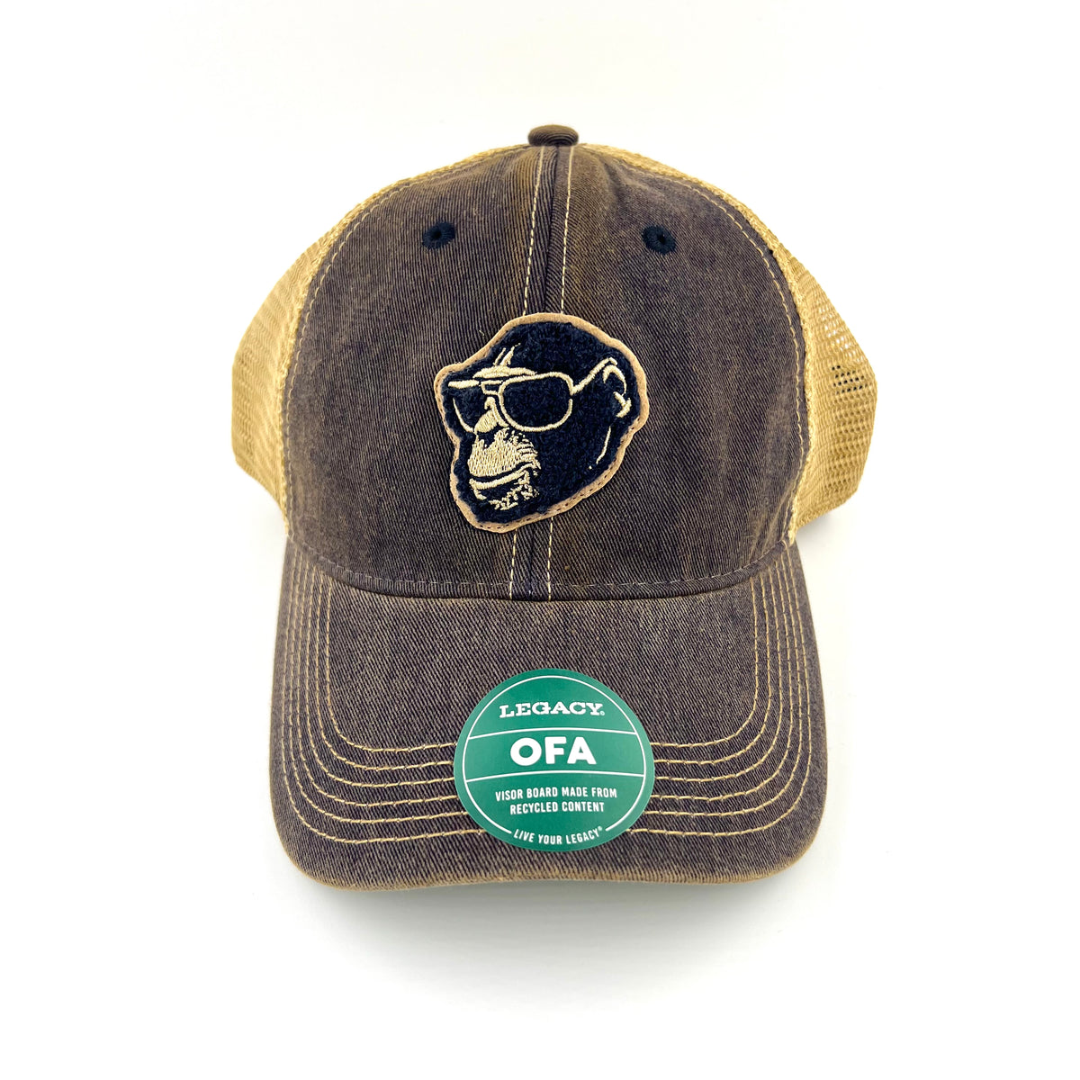 Bad Monkey Chenille Monkey Head Trucker Hat – Bad Monkey OC