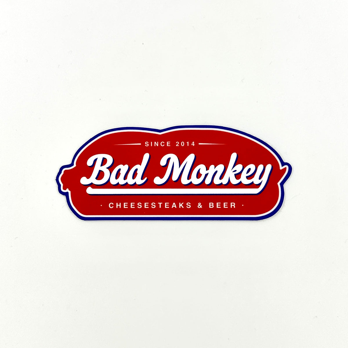 Bad Monkey Cheesesteak Sticker – Bad Monkey OC
