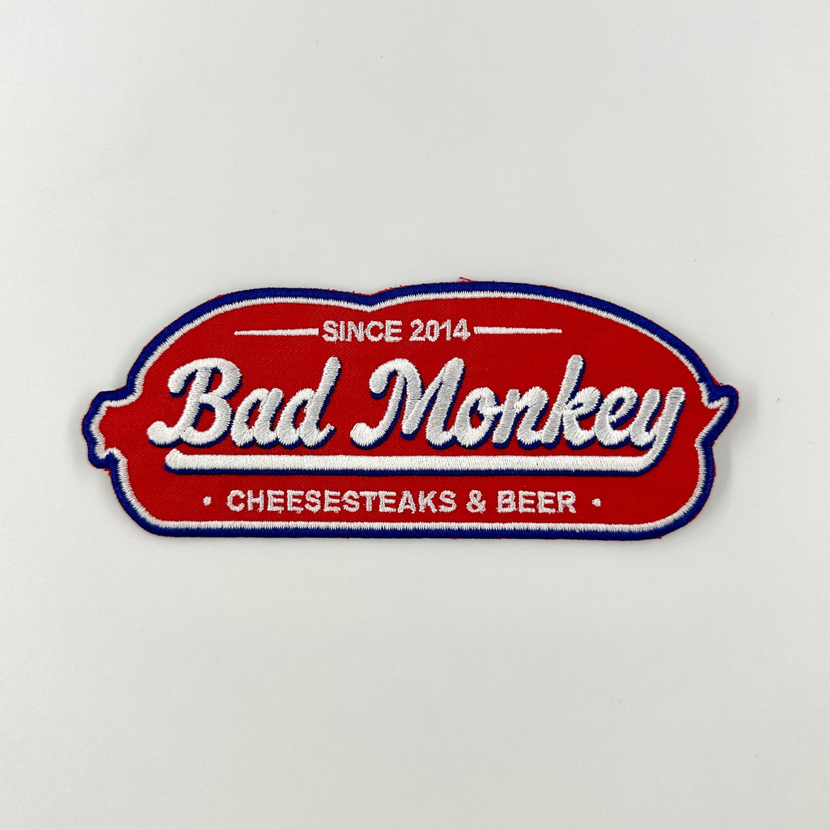 Bad Monkey Cheesesteak Embroidered Patch – Bad Monkey OC