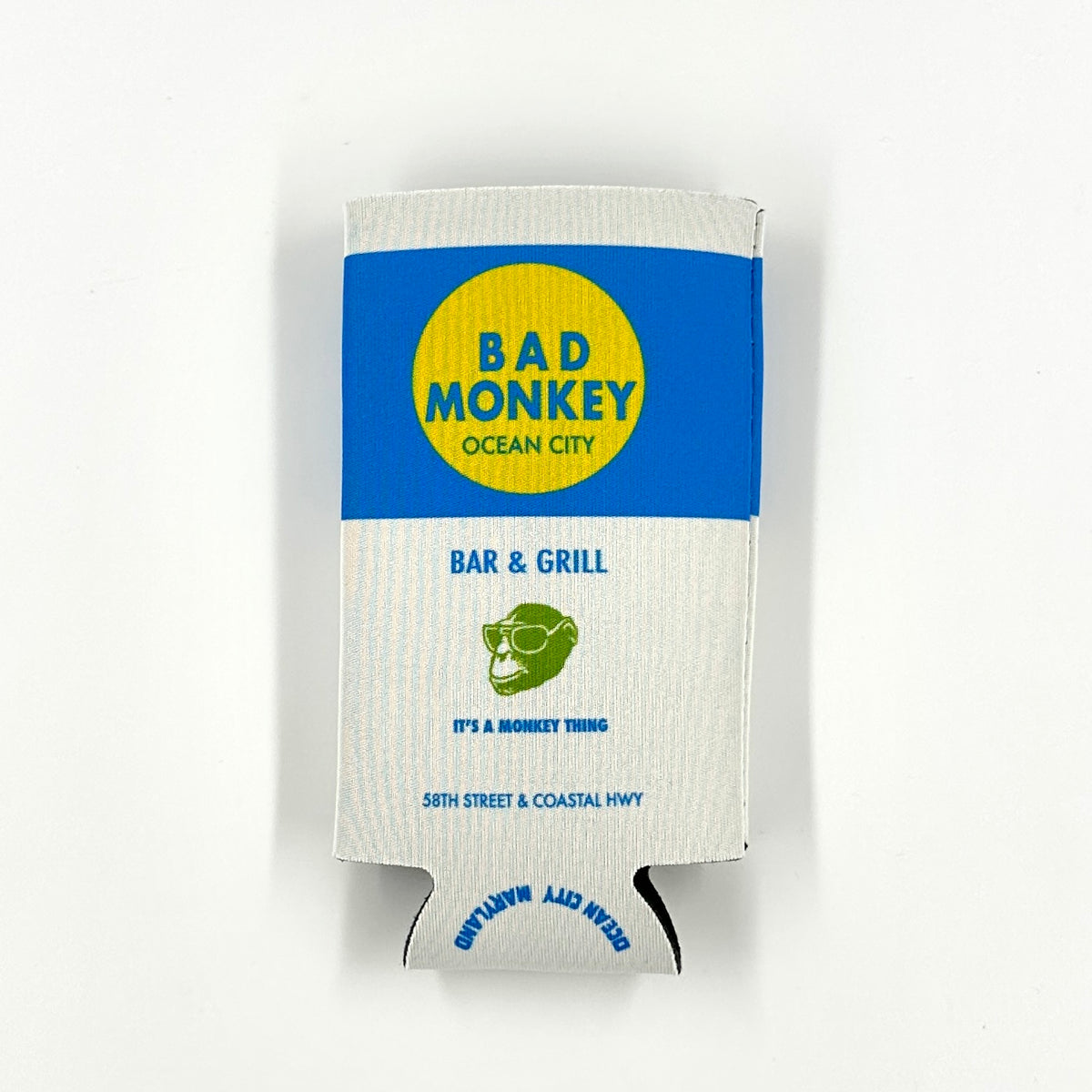 Bad Monkey Nooner Slim Can Koozie – Bad Monkey OC