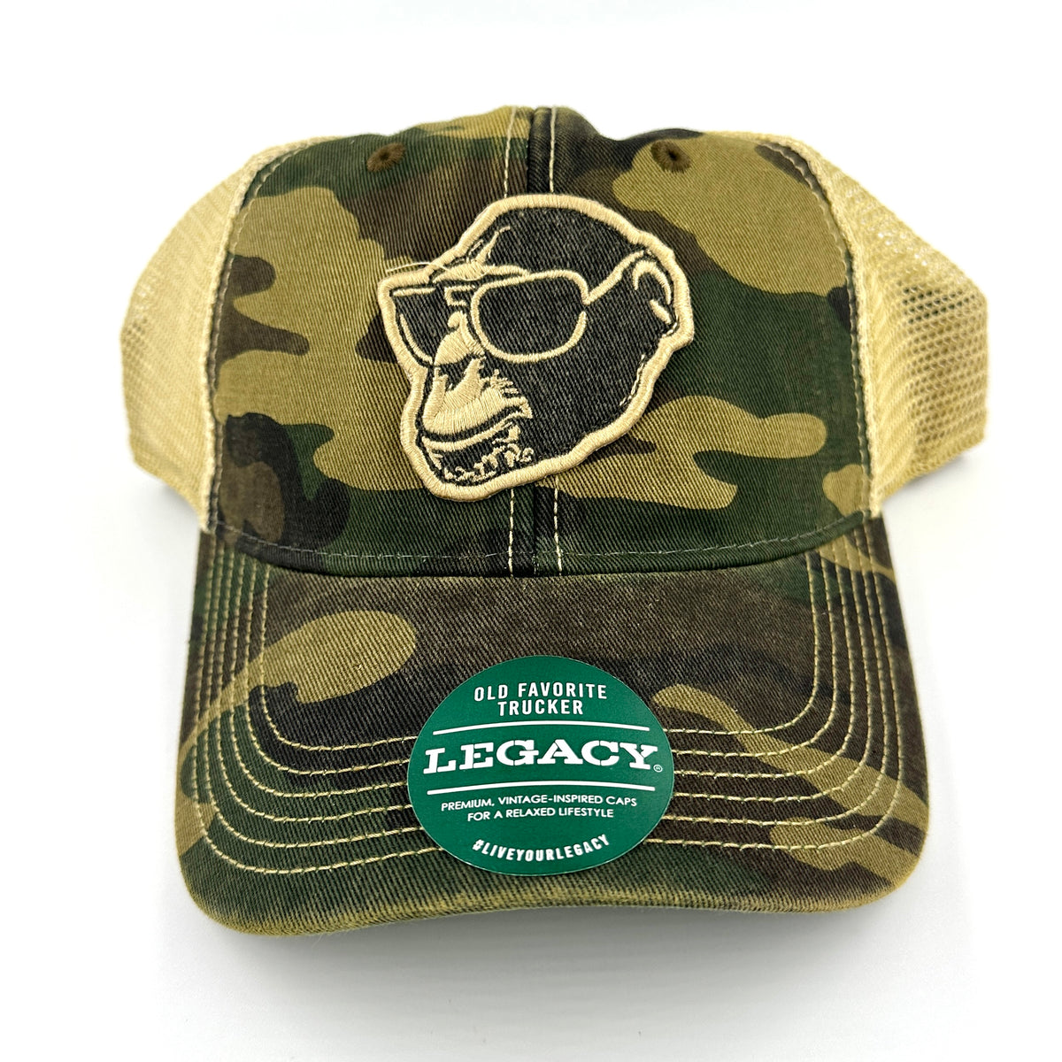 Monkey Head Army Camo Hat – Bad Monkey OC